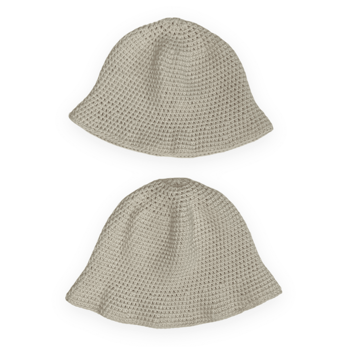 Hand Crocheted Bucket Rim Hat - Stylish Sun Protection for Babies